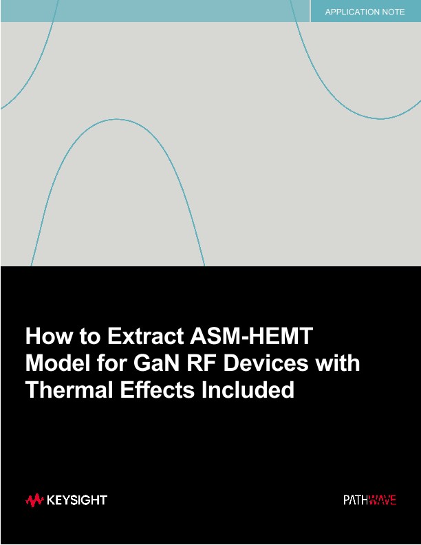 How To Extract The Asm Hemt Model For Gan Rf Devices Including Thermal Effects Pdf Asset Page